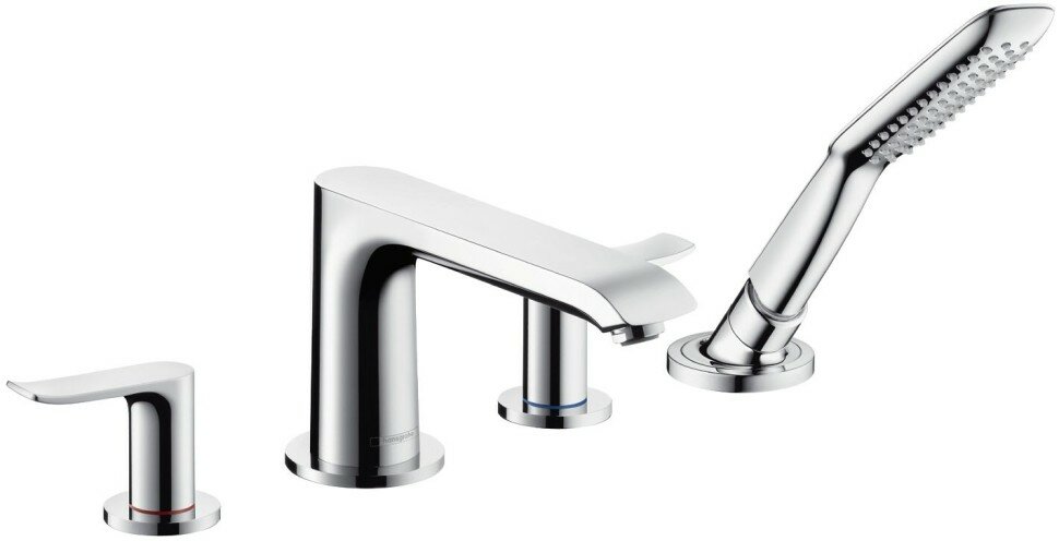 Смеситель Hansgrohe "Metris" 31442000, хром, латунь, для ванны