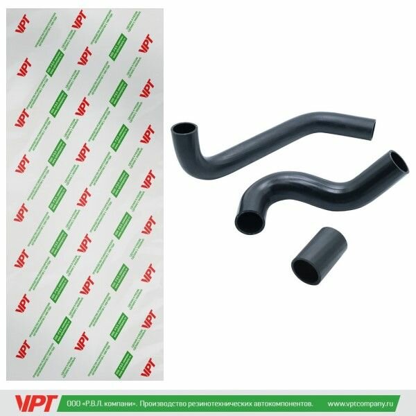 Патрубок радиатора УАЗ 452, 3741 дв. 409/ 3 шт.