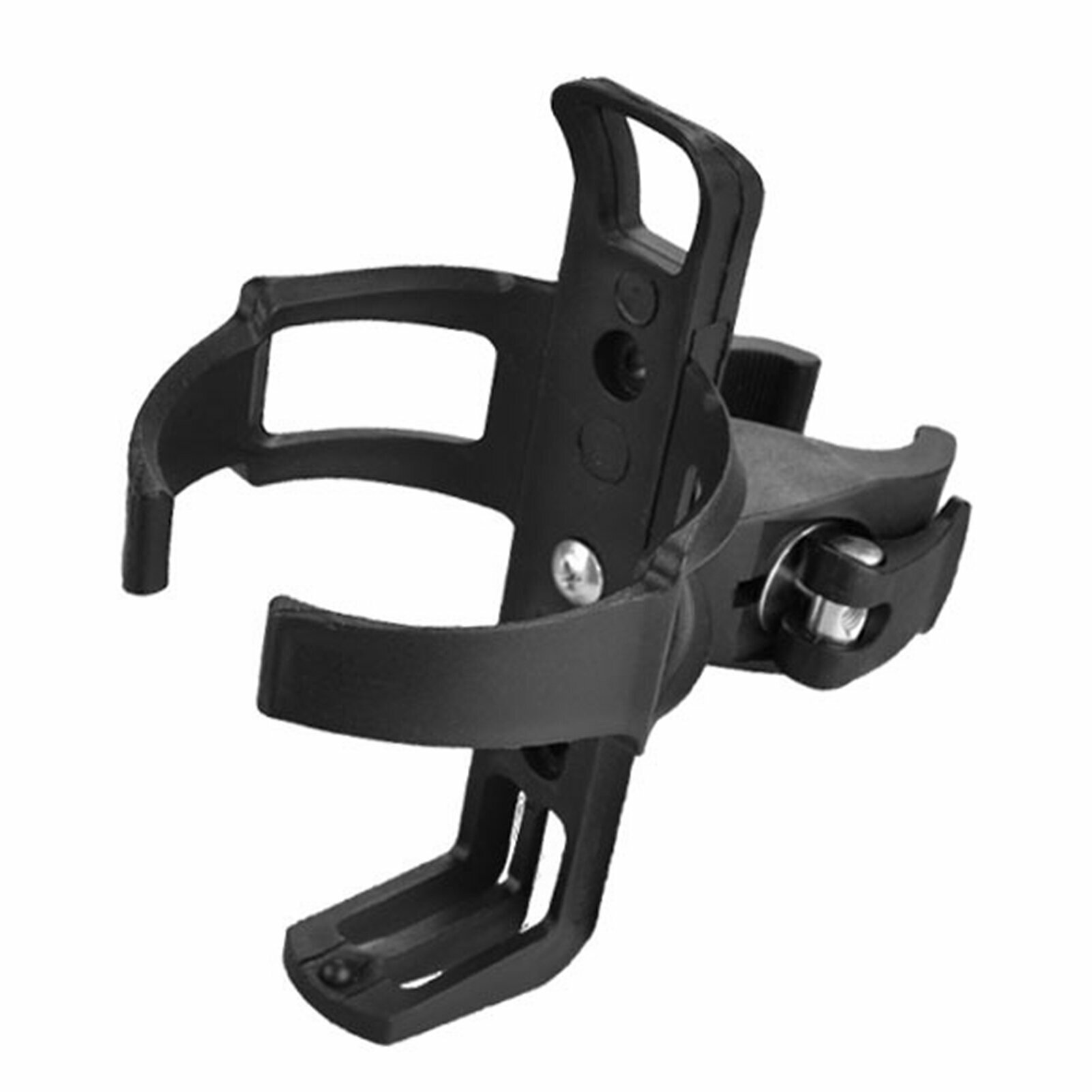 Держатель для бутылок для велосипеда 360 градусов поворотный универсальный держатель для стакана для электросамоката велосипеда, материал: ПВХ, цвет: черный / красный / белый (по желанию), размер: 86 * 68 * 148 мм / 3.4 * 2.7 * 5.8 дюйма, вес: 135 г /