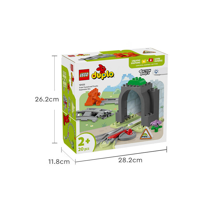 LEGO Duplo 10425 Train Tunnel and Track Set Large Particle Building Blocks Table Children's Toy Birthday Gift
