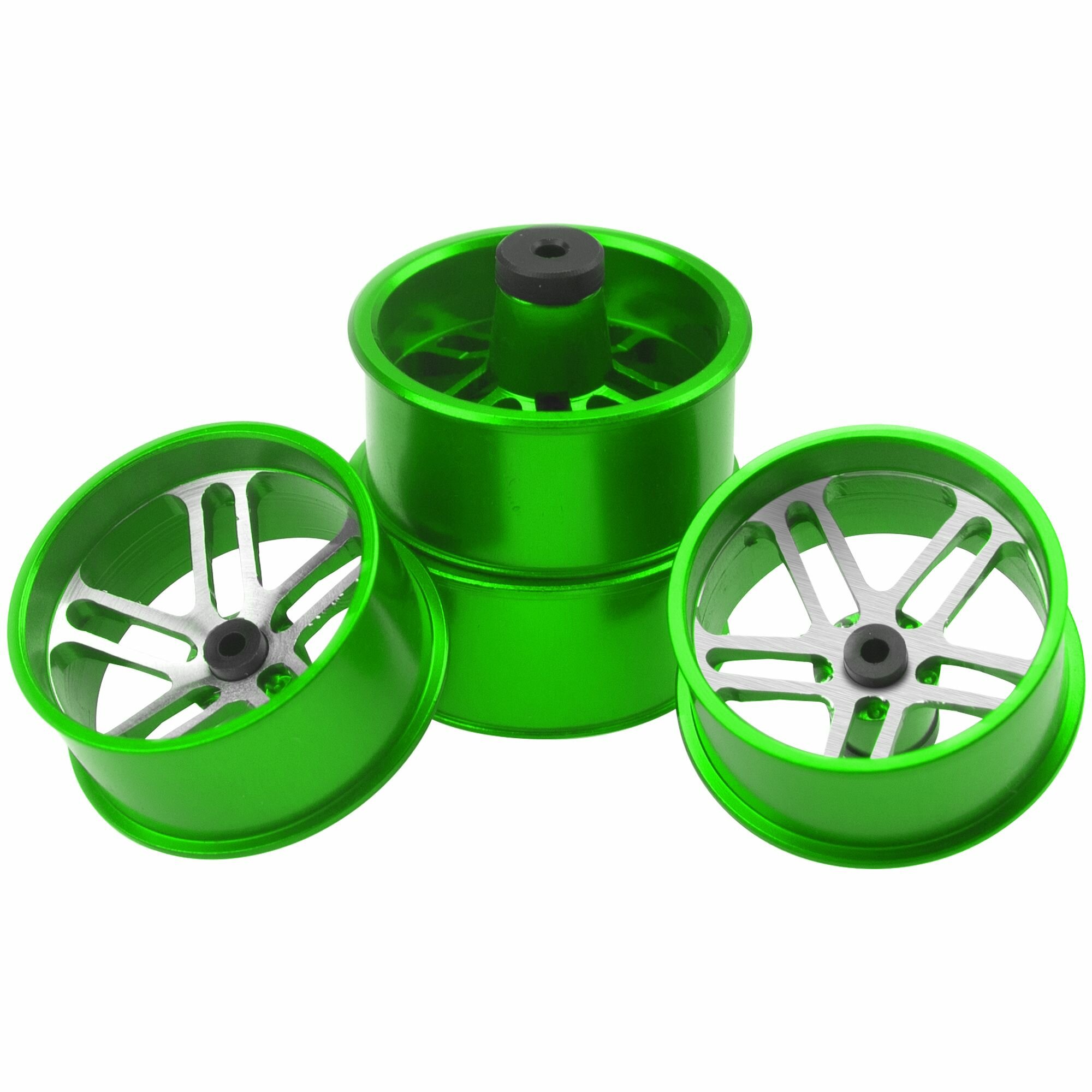 Колеса из алюминиевого сплава Колеса OD 23,5 мм Совместимые с Tamiya Mini 4WD RC Car