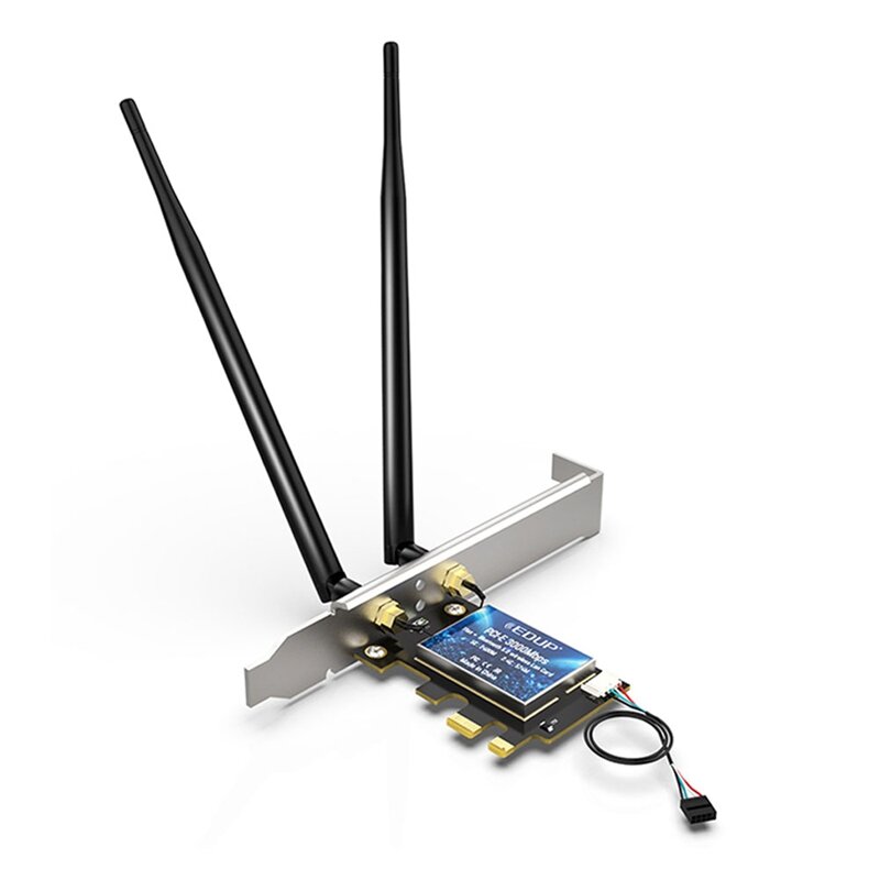 EDUP 802.11AX WiFi 6 3000 Мбит/с PCI-E WiFi карта для Intel AX200 двухдиапазонный беспроводной сетевой адаптер Bluetooth 5.0 WiFi приемник