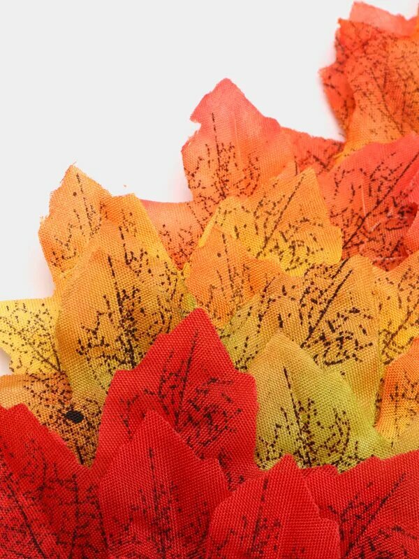 Листья клёна осенние, искусственные, для декора и рукоделия, разноцветные, 8*7 см, набор 30/90 штук