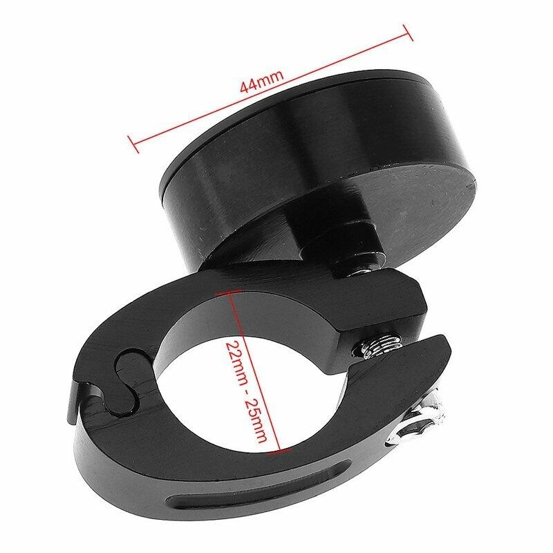 Мотоциклетные модифицированные часы на руль, универсальный алюминиевый стол, модифицированные водонепроницаемые автомобильные часы (черные)