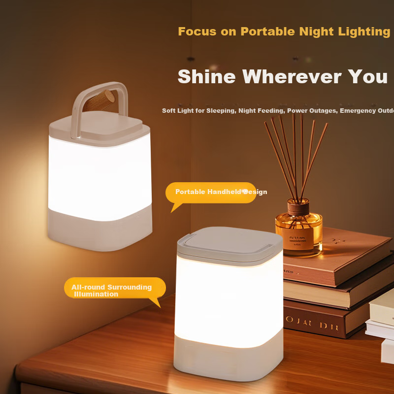 Supervision brand charging small night light baby feeding night light bedroom bedside lamp atmosphere light touch sleep companion long battery life pat lamp
