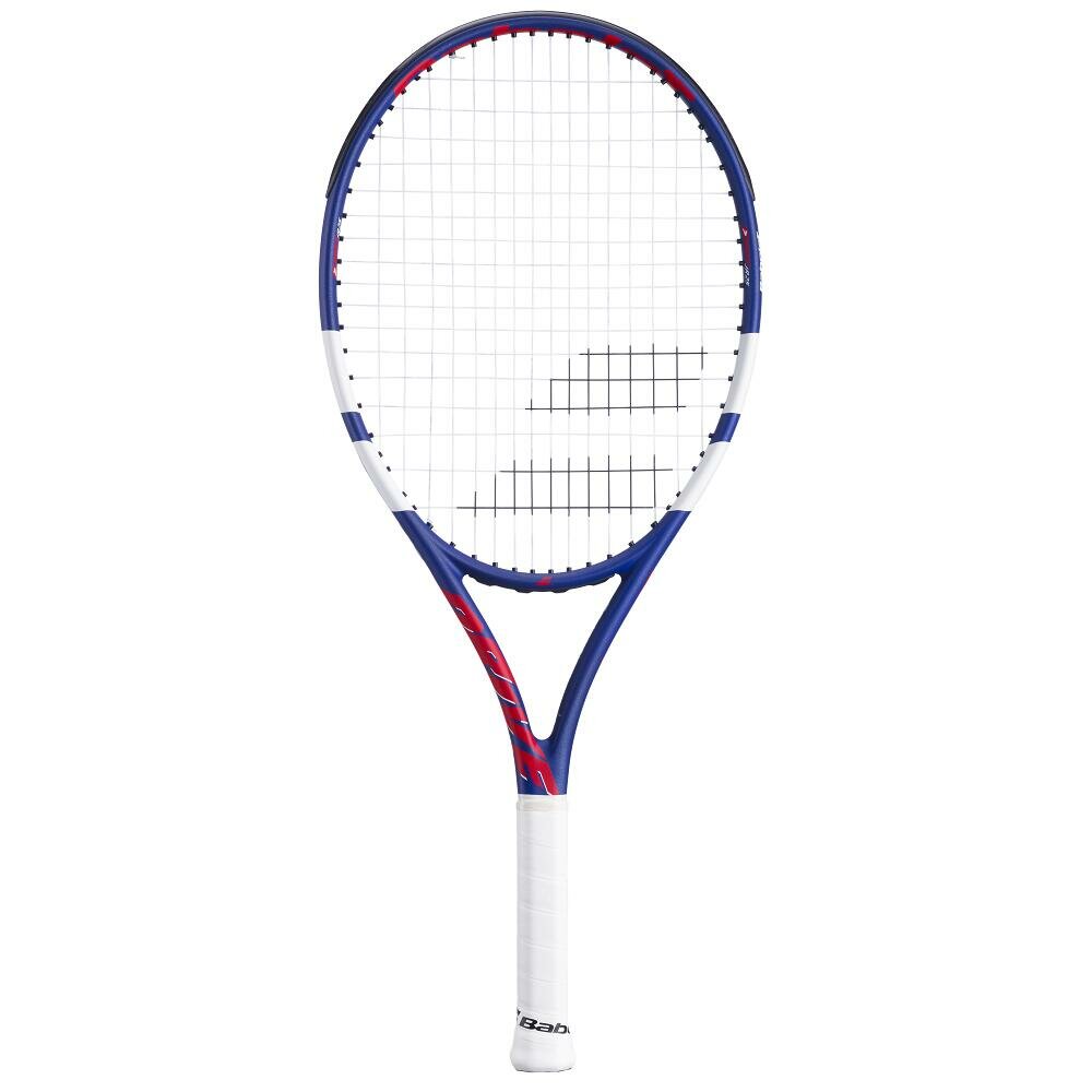 Decathlon Ракетка для большого тенниса Babolat Drive Junior 25, для детей 8-10 лет, синяя, с чехлом