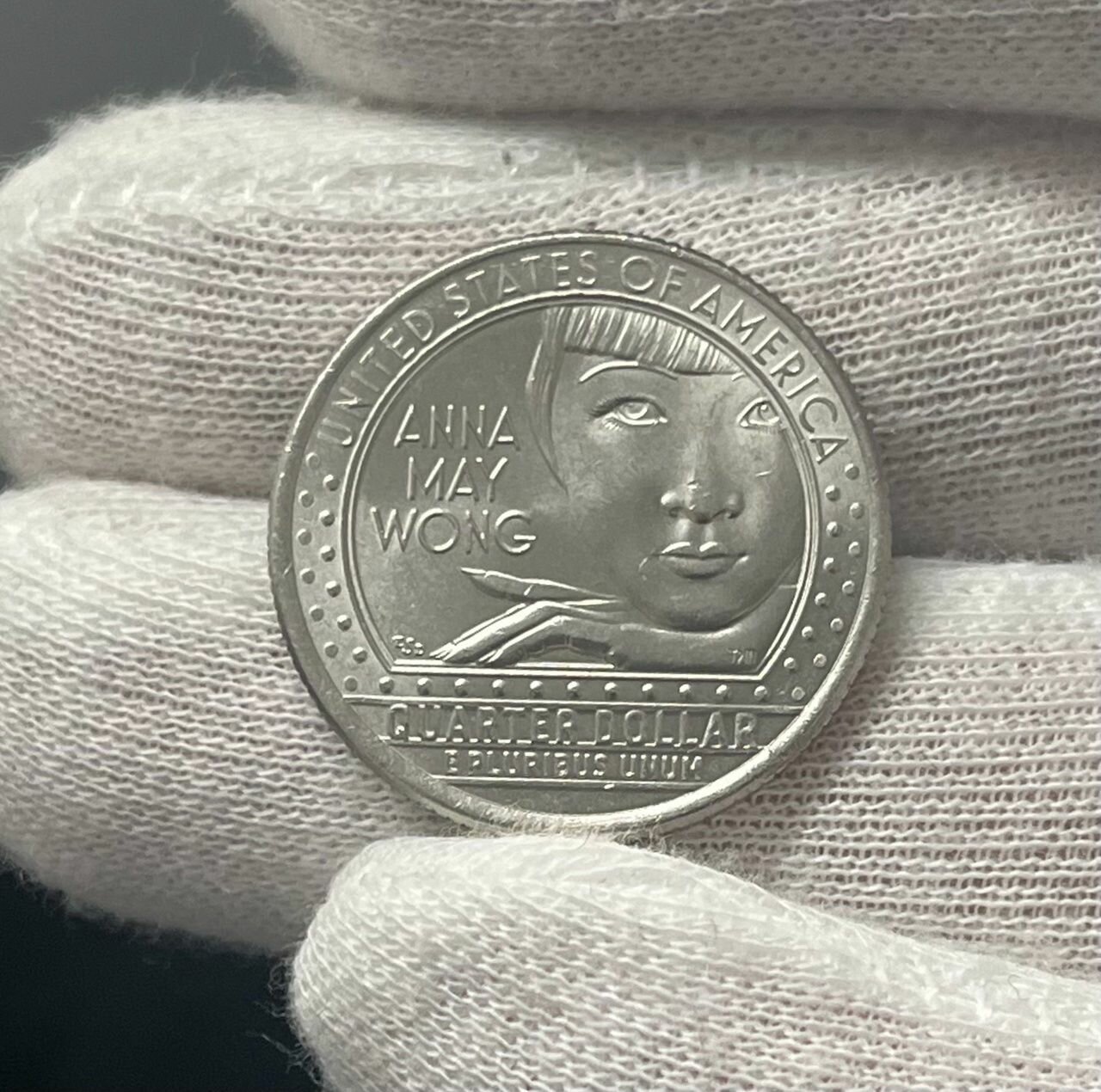 США 25 центов 2022 года Анна Мэй Вонг
