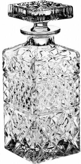 Штоф Crystal Bohemia "MADISON", четырехгранный, хрусталь, 700мл
