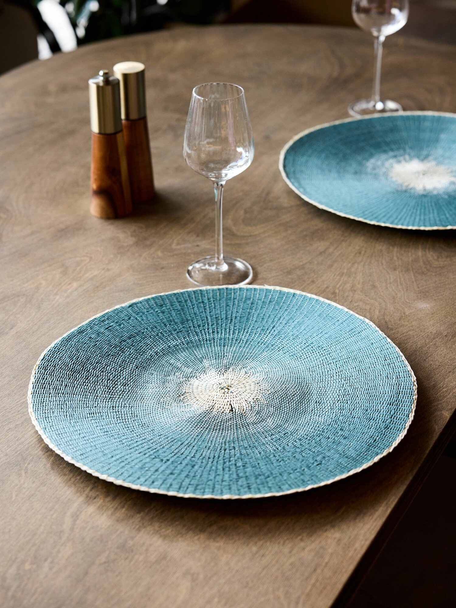 Сервировочные салфетки круглые, 2 шт. – для стола, праздника, декора