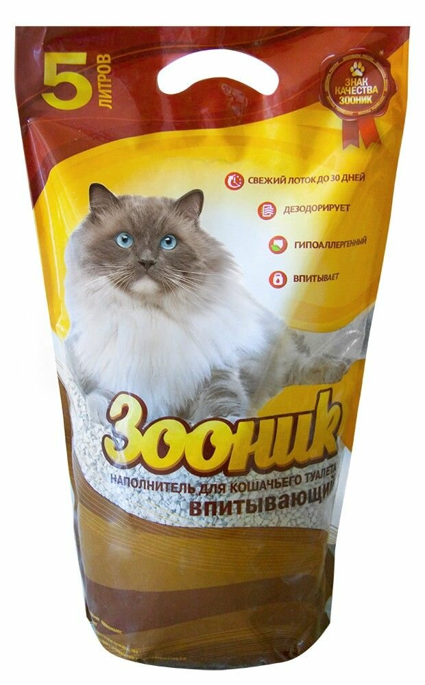 Зооник Наполнитель впитывающий 5л