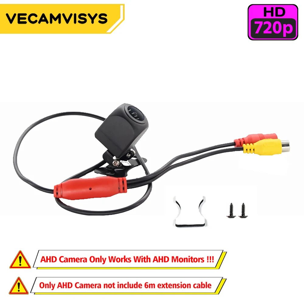 AHD 720P Камера заднего вида IP68 Водонепроницаемая камера ночного видения Камера заднего вида Только для AHD-мониторов и головное устройство Android