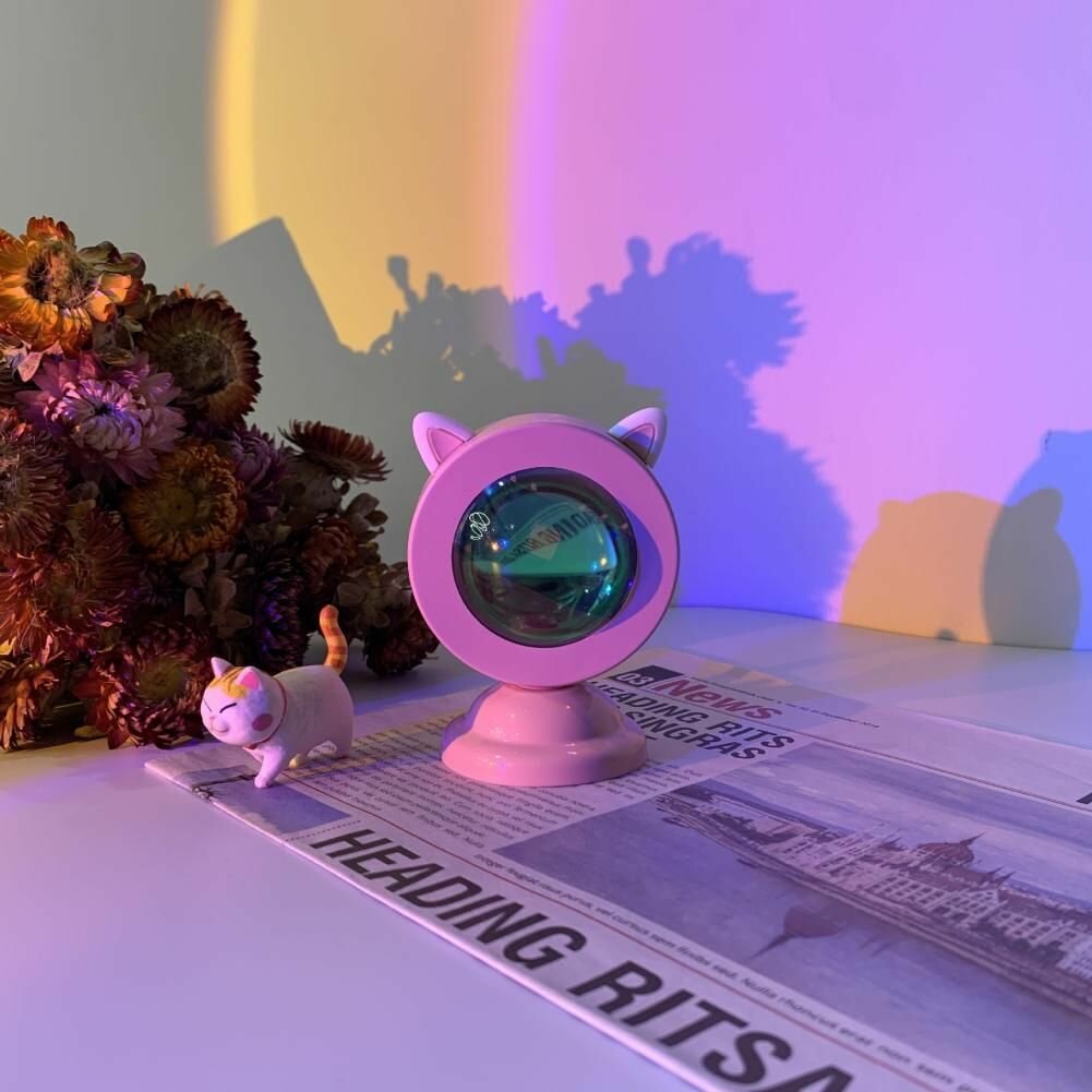 Закатный свет USB Night Light 15 цветов