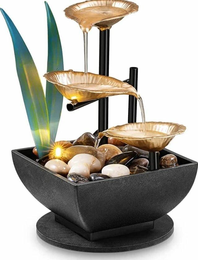 Фонтан декоративный настольный комнатный