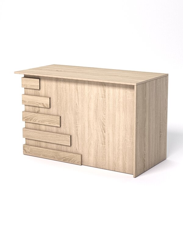 Стол руководителя №8, Дуб Сонома. Производитель товара - компания Westcom.