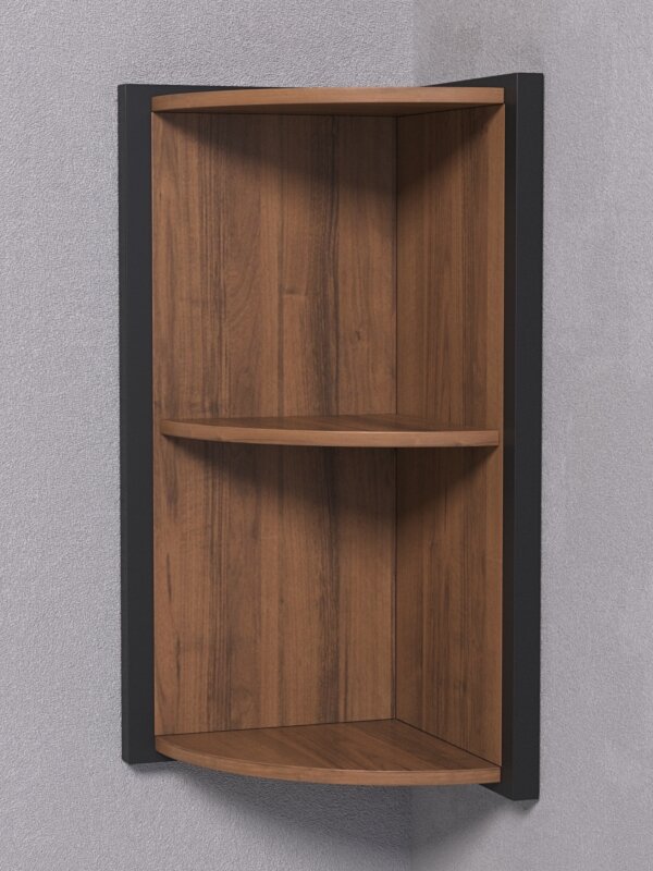 Антресоль угловая А-06 "стронг" в стиле лофт, Орех. Производитель товара - компания Westcom.