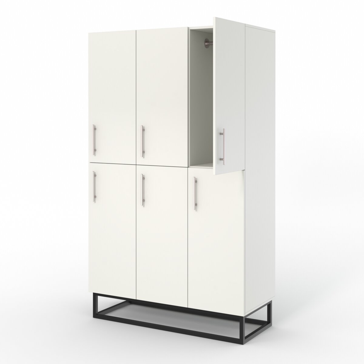 Шкаф для одежды медицинский "Гиппократ" №18, Белый. Производитель товара - компания Westcom.