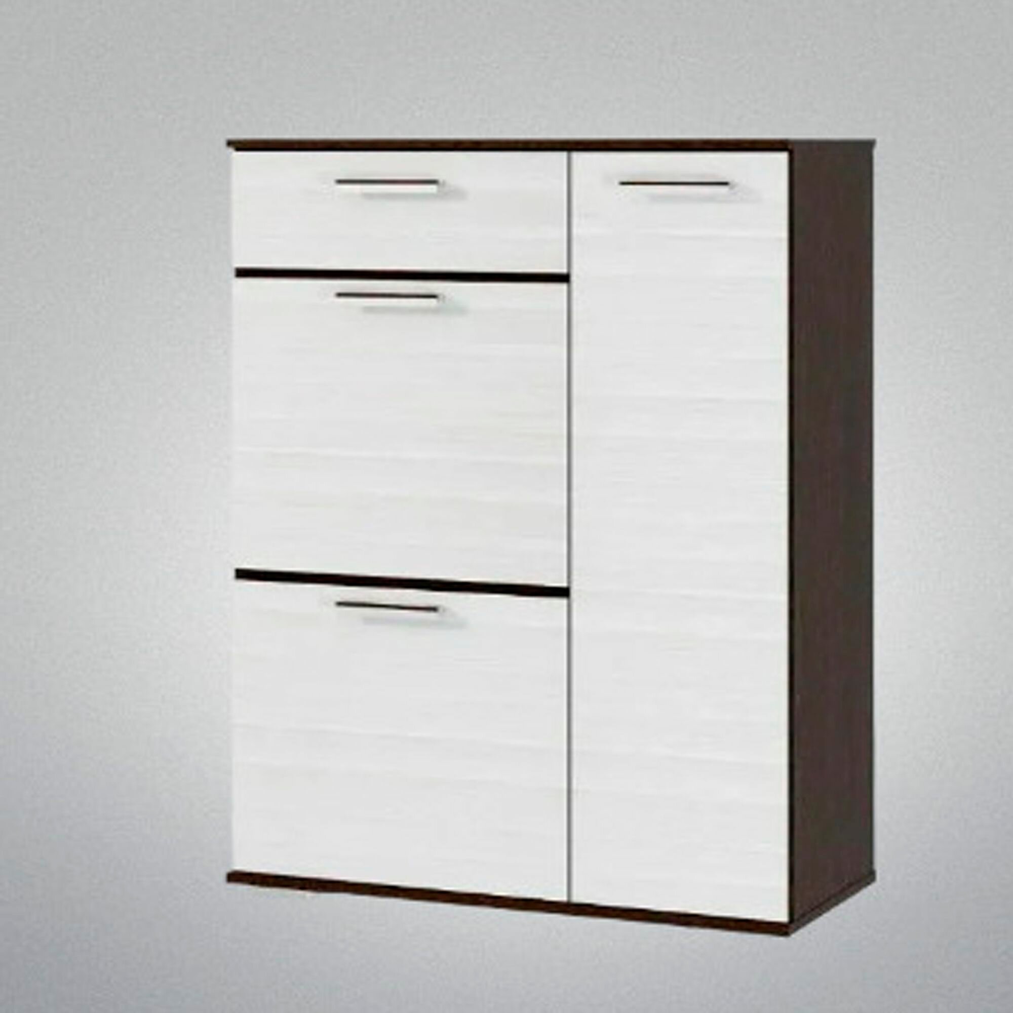 Тумба Высока Ника (ТВ800) Венге/Лоредо, напольная, для спальни или гостиной