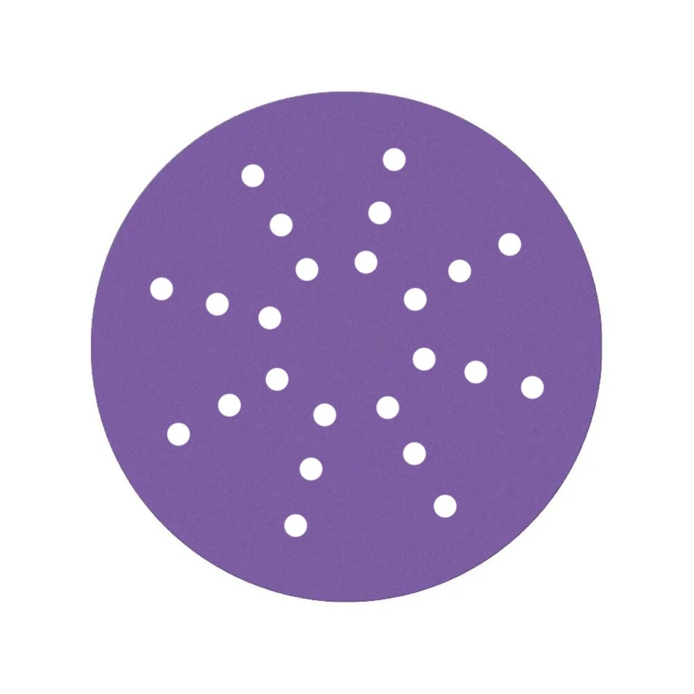SANDWOX Диск шлифовальный на пленочной основе 328 purple zirconia р80 (225мм,24 отв. 5шт) 328.225.080.24.5