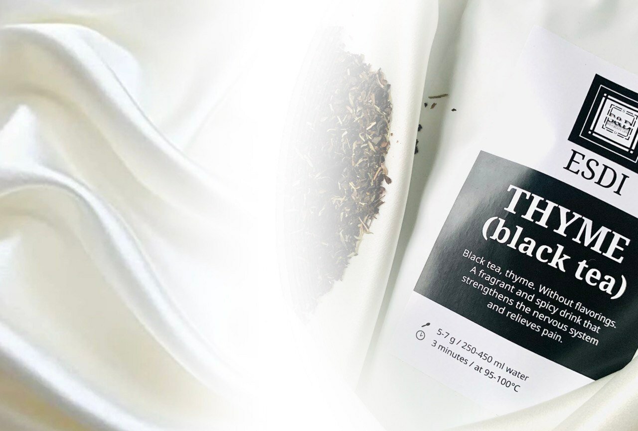 ESDI black tea with thyme Чай черный ESDI с чабрецом