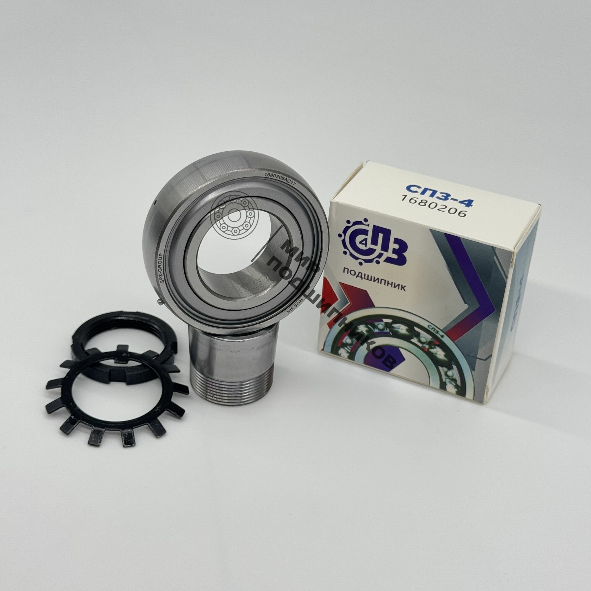 Подшипник СПЗ-4 1680206 (30х72х20/35) на комбайн Дон (1200 и 1500), Нива, Енисей