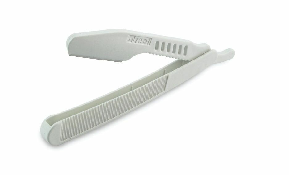 Metzger Бритва безопасная одностороння одноразовая пластик белая