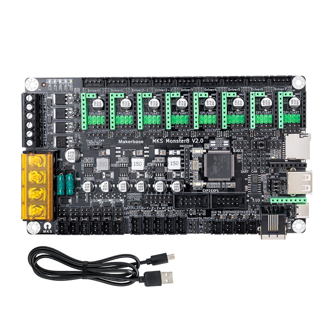 MKS Mainboad Monster8 V2 32Bit Control Board 8 Axis for V2.4 Voron VS Spider