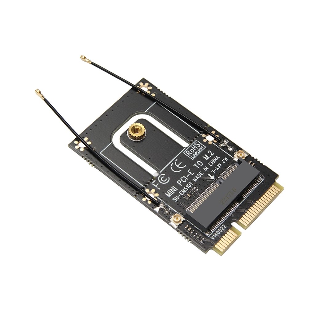 Ключ M2 NGFF A + E для подключения к беспроводной сетевой карте Mini Pcie Pci Express Wifi