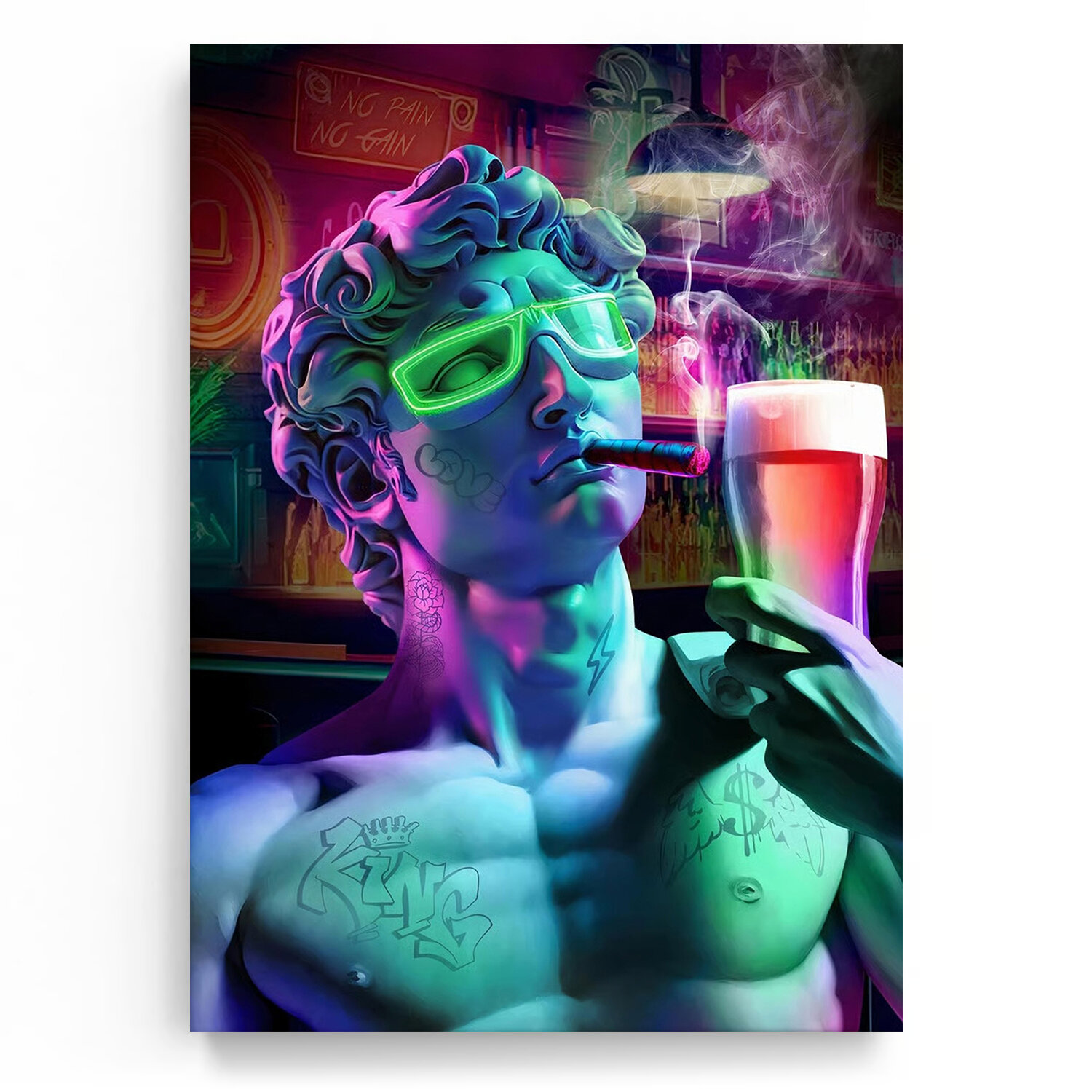 Картина интерьерная - "античность, Боги Греции", 60х80 см.