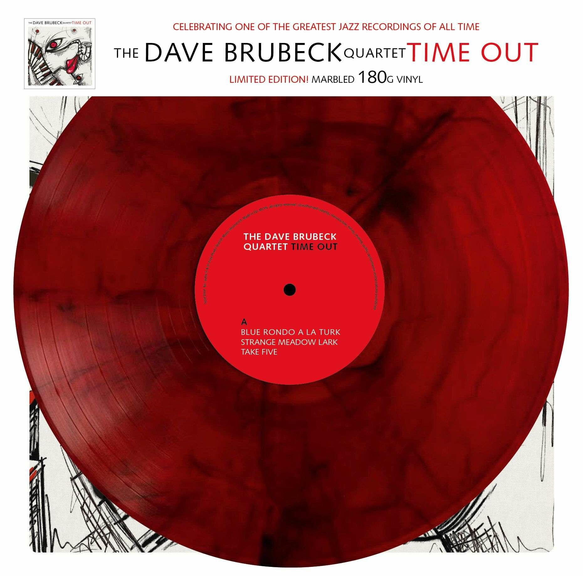 Виниловая пластинка Dave Brubeck (1920-2012) - Time Out (180g) (Limited Edition) (Red Marbled Vinyl) (1 LP)