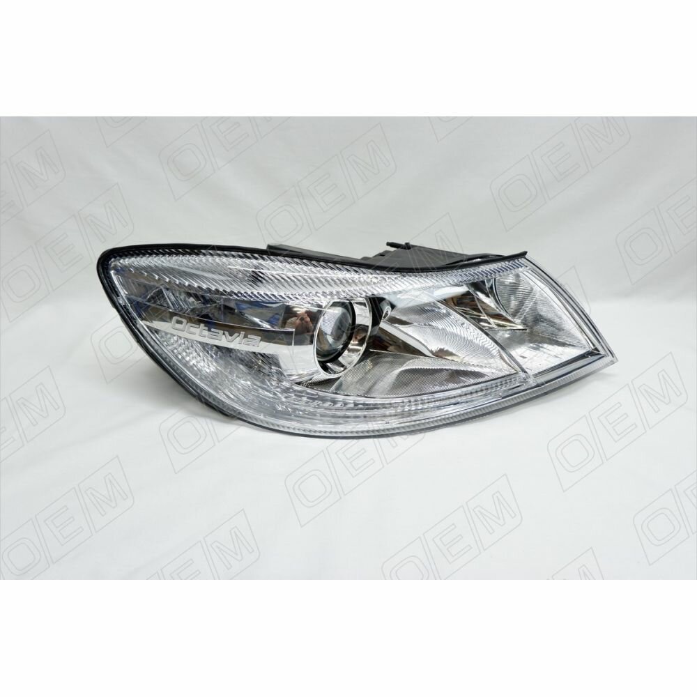 Фара правая для Skoda Octavia A5 FL 2008-2013, Шкода Октавия А5 ФЛ фара правая O.E.M. OEM0007FR, oem 1Z1941018S