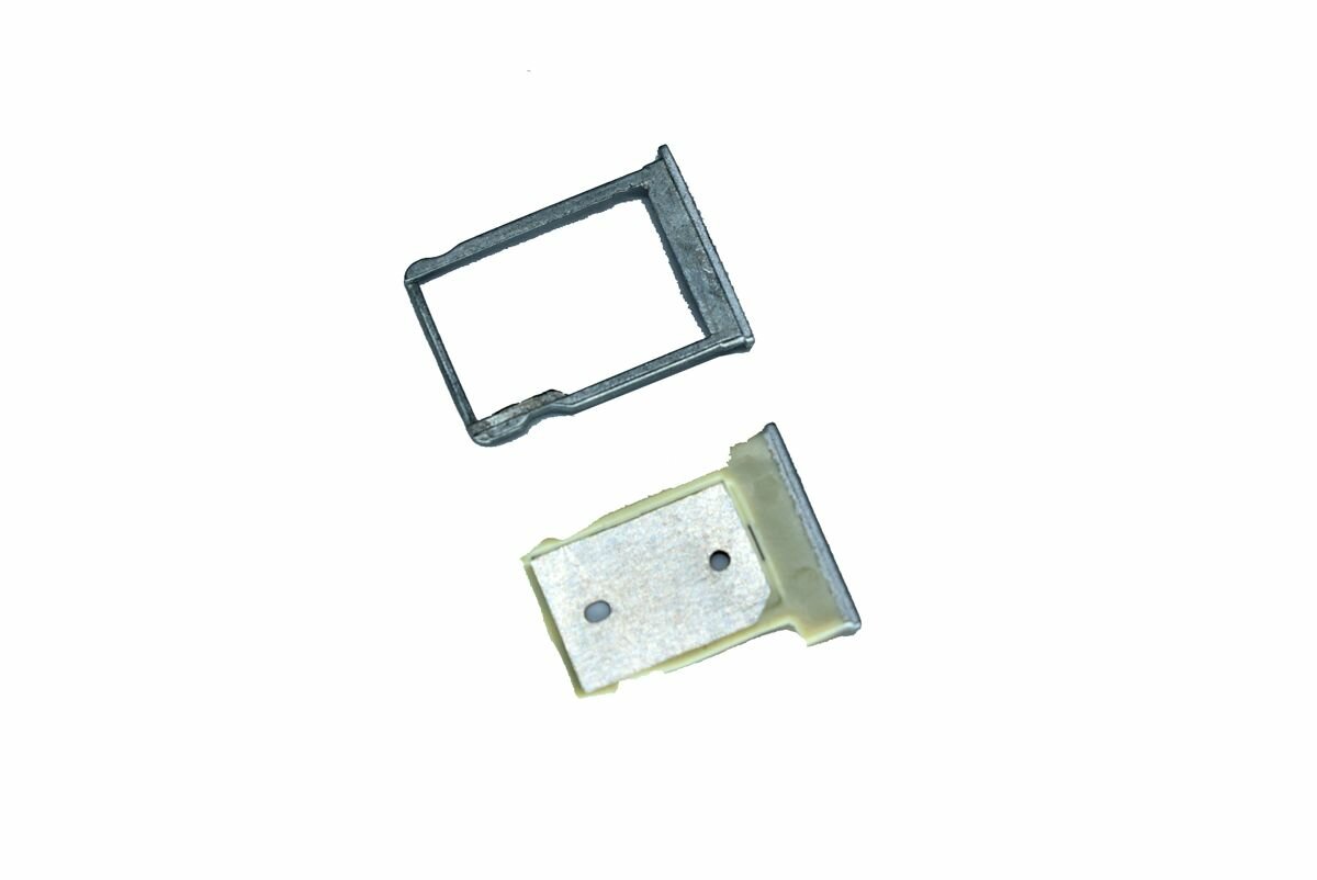 SIM лоток (Держатель сим карты) для HTC M9 (2 в 1) белый