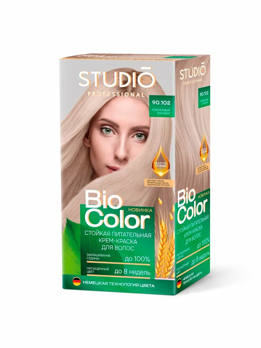 Краска для волос 90.102 Платиновый блон