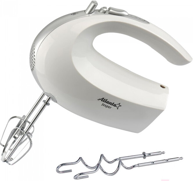 Миксер ручной электрический для кухни ATH-3116 белый