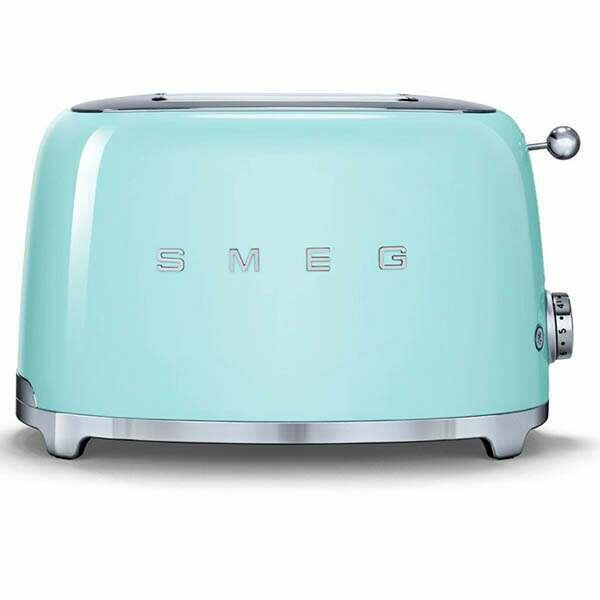 Тостер Smeg TSF01PGEU, металл, 2 отделения, 6 режимов, зеленый