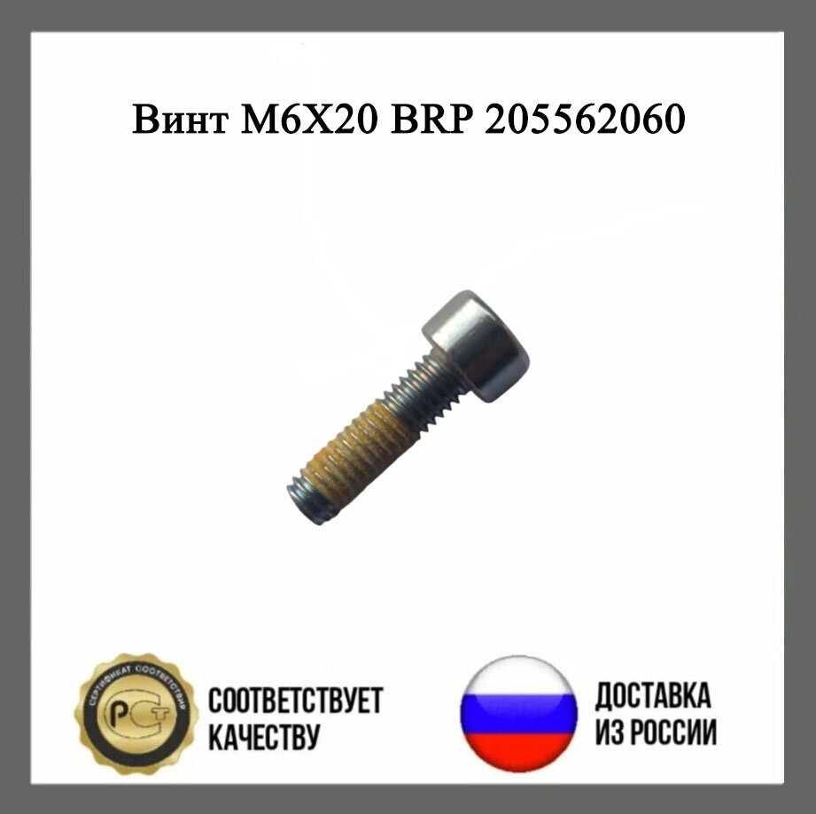 Винт М6X20 BRP 205562060