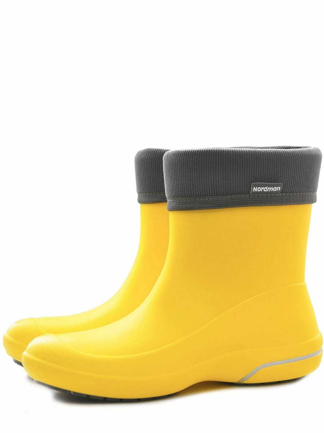 Сапоги из ЭВА с накладками из ТЭП Kleo S утепленные, модель 1067, цвет желто-серый, размер 38/39