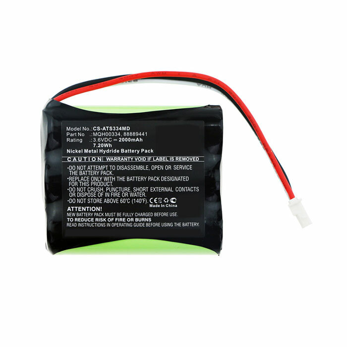 Аккумулятор для Atys MQH00334 Systoe NI-MH 3.6V 2000mAh esci011226271