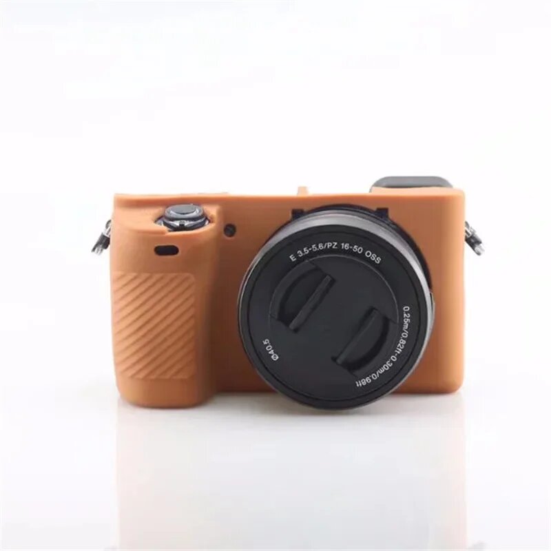 Силиконовый чехол Brown для Sony Alpha A6100/A6300/A6400