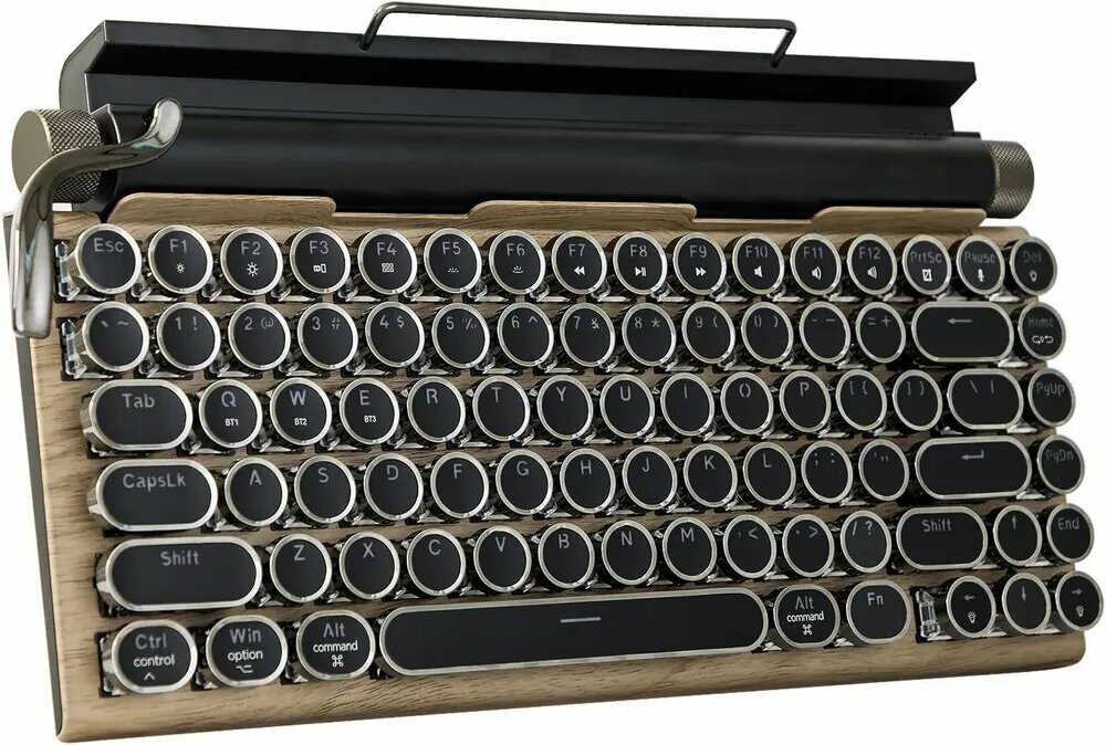 Клавиатура Typewriter-Style Retro Mechanical Keyboard, коричневый