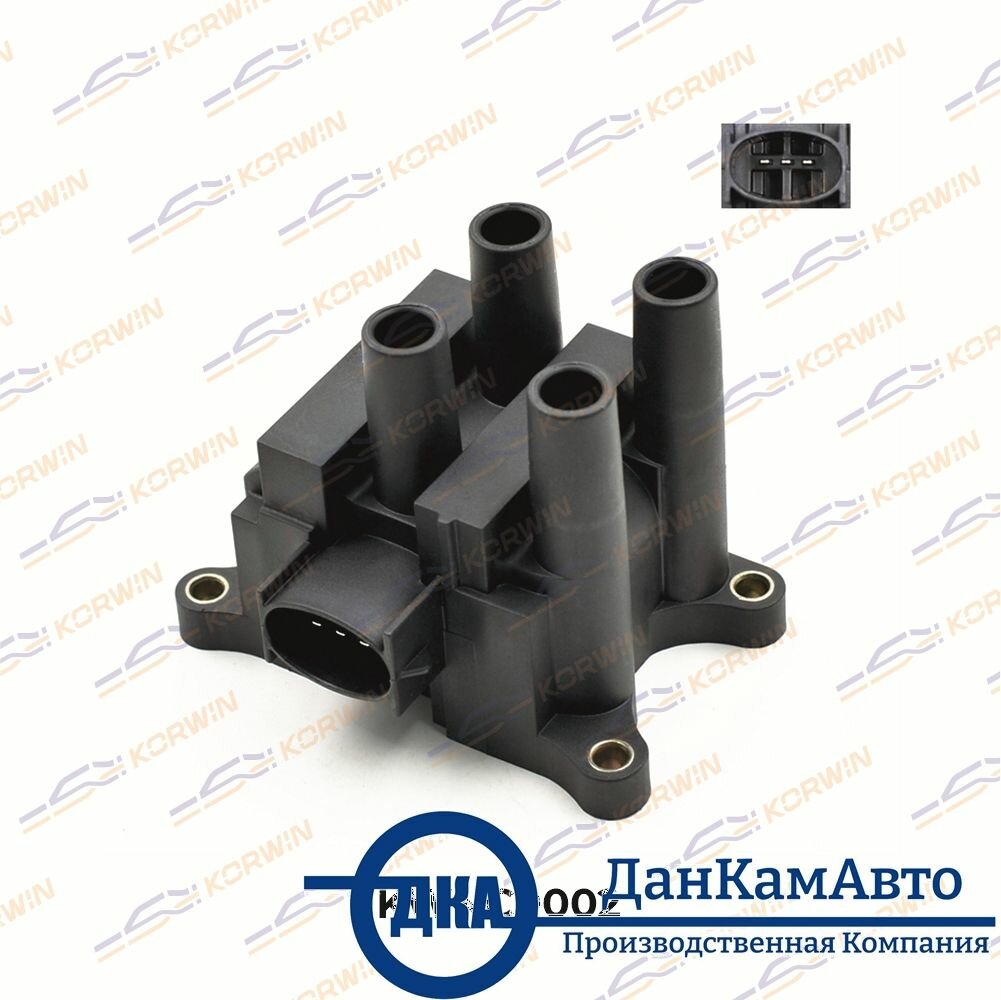 Катушка зажигания KORWIN Ford Fiesta/Focus/Mondeo (гарантия 1 ГОД 30т. км)