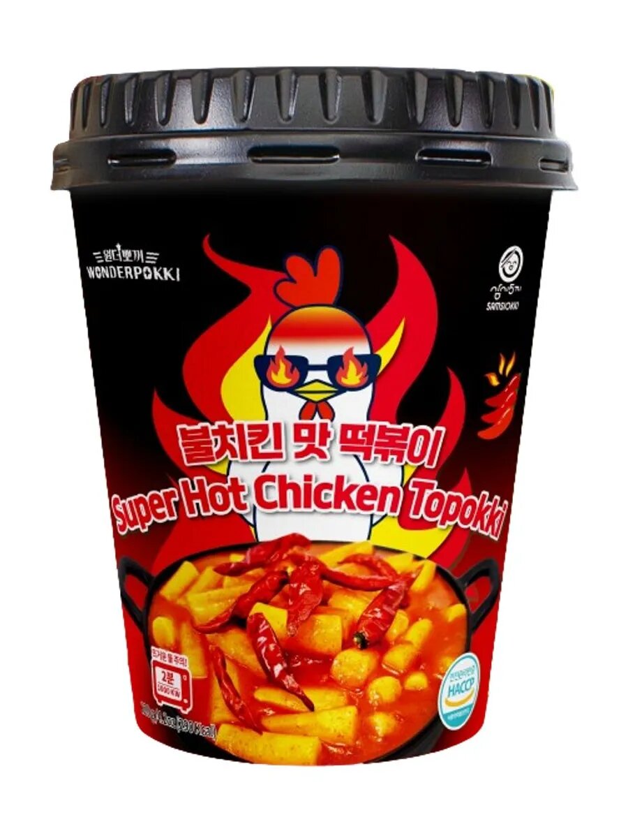 Токпокки в соусе супер острая Курица 120 г