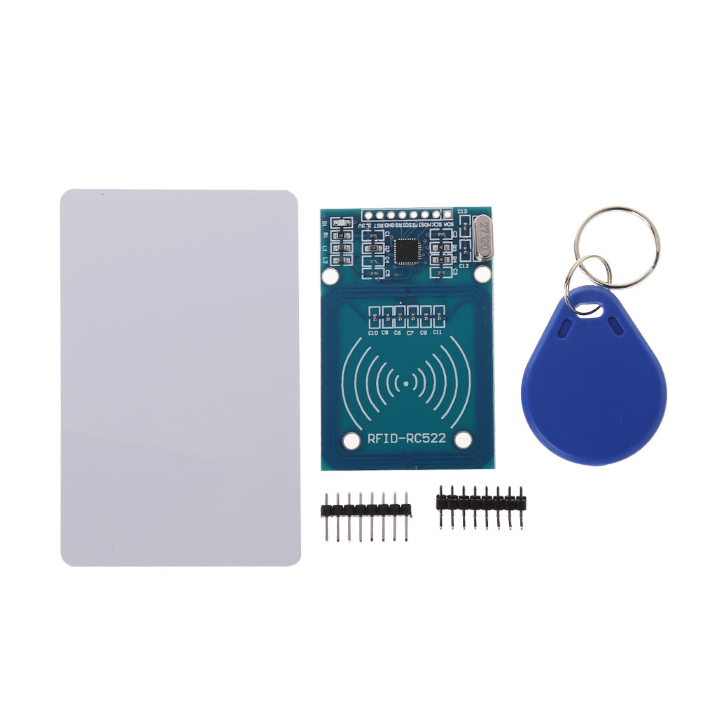 Для Smart RFID Chip Card Kit Считыватель RC522 Считыватель Чиповых Карт NFC Модуль Датчика для Комплекта Брелоков Аксессуары Для Контроля Доступа