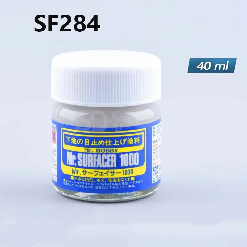 Грунтовка Mr.Hobby Mr.SURFACER 1000 серая 40мл. SF-284