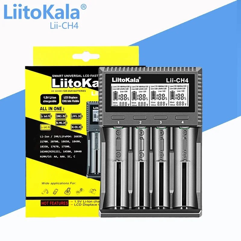 Зарядное устройство LiitoKala Lii-CH4, 1PCS