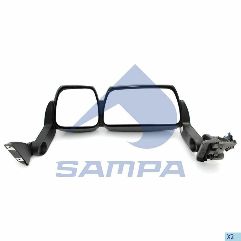 Зеркало боковое основное правое для Ивеко Стралис арт 061181 SAMPA