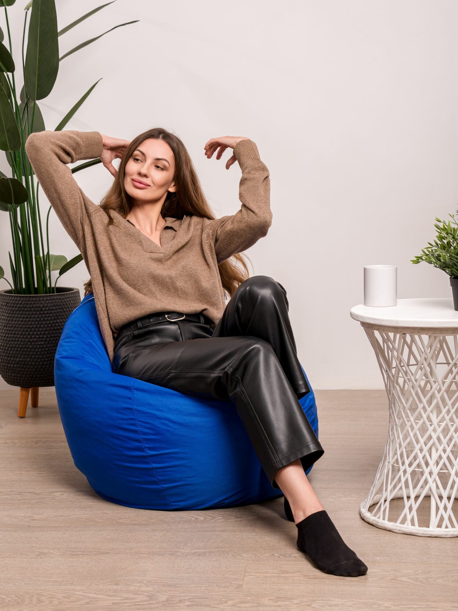 Кресло-мешок макси, синий