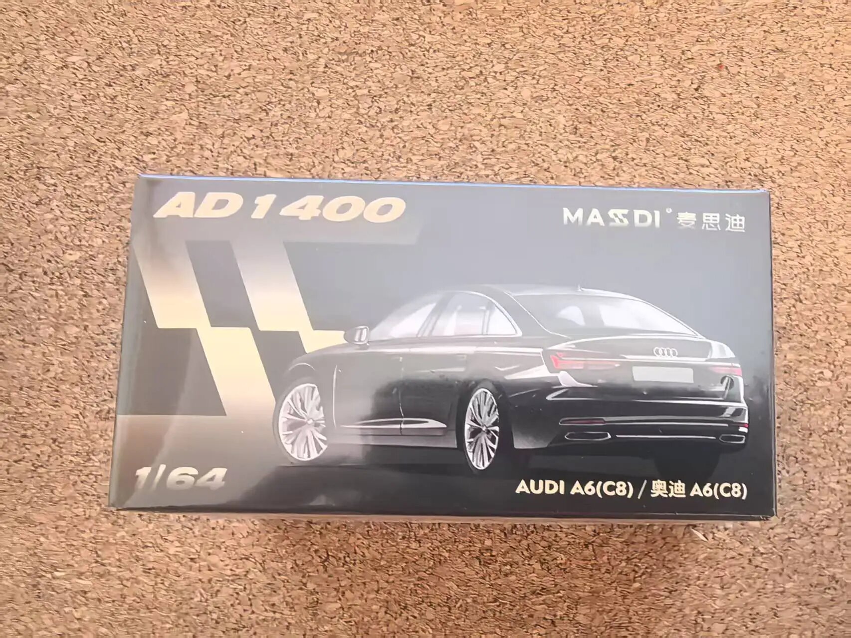 Masdi Audi A6(C8) 1:64, черный