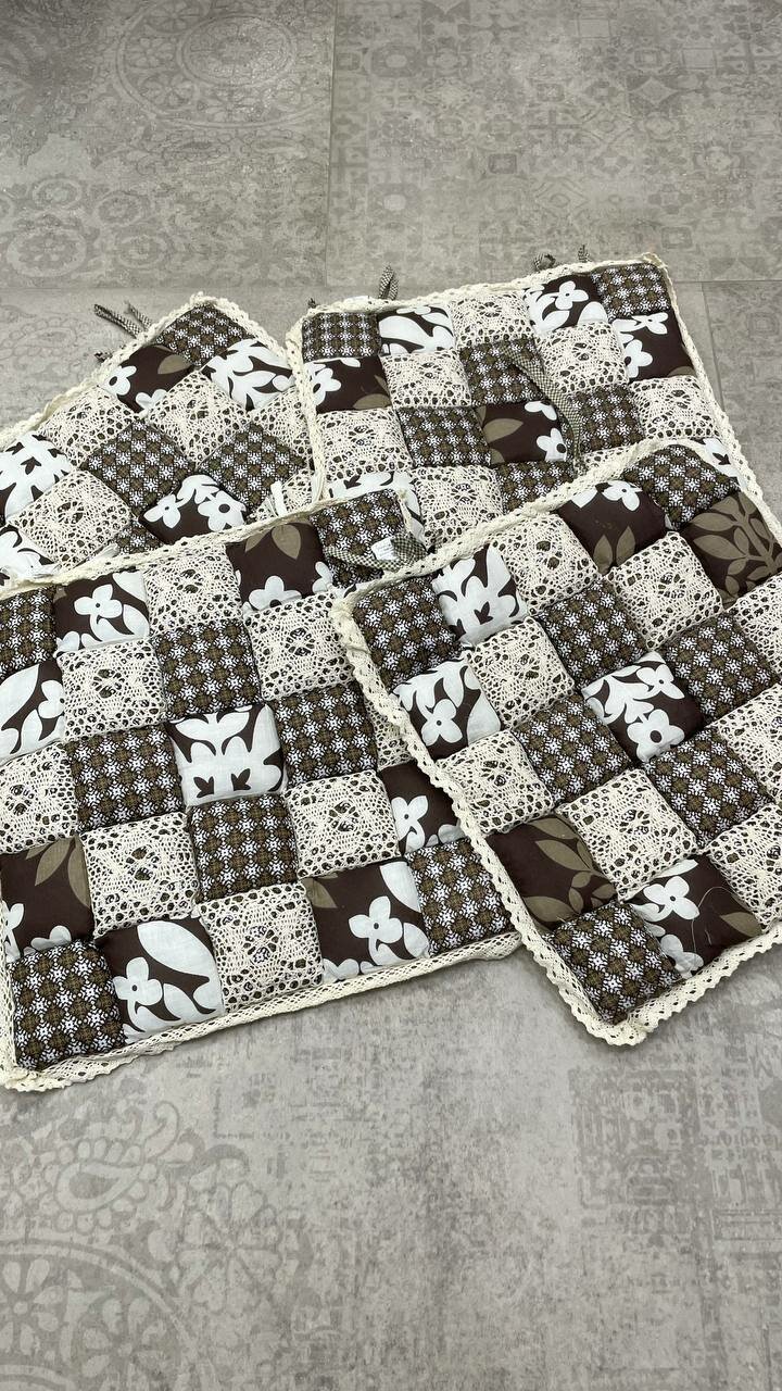 Подушка-сидушка на стул 4шт.