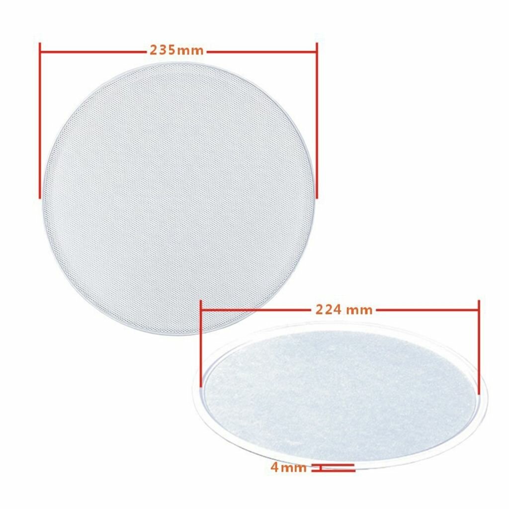 Аксессуары для динамиков, Потолочный динамик сетка основание - 6.5 дюймов белая сетка