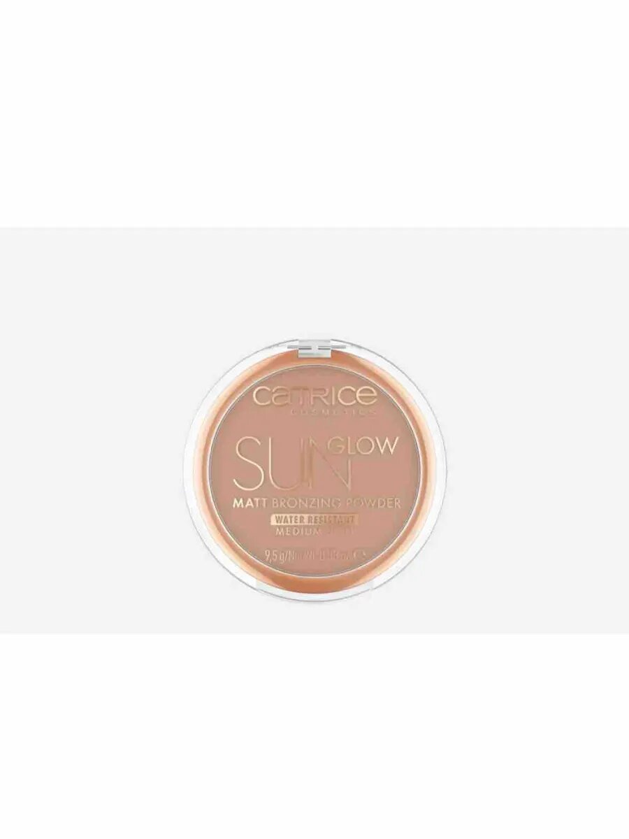 Пудра CATRICE Sun Glow Matt Bronzing Powder 30, с эффектом загара, матовая,